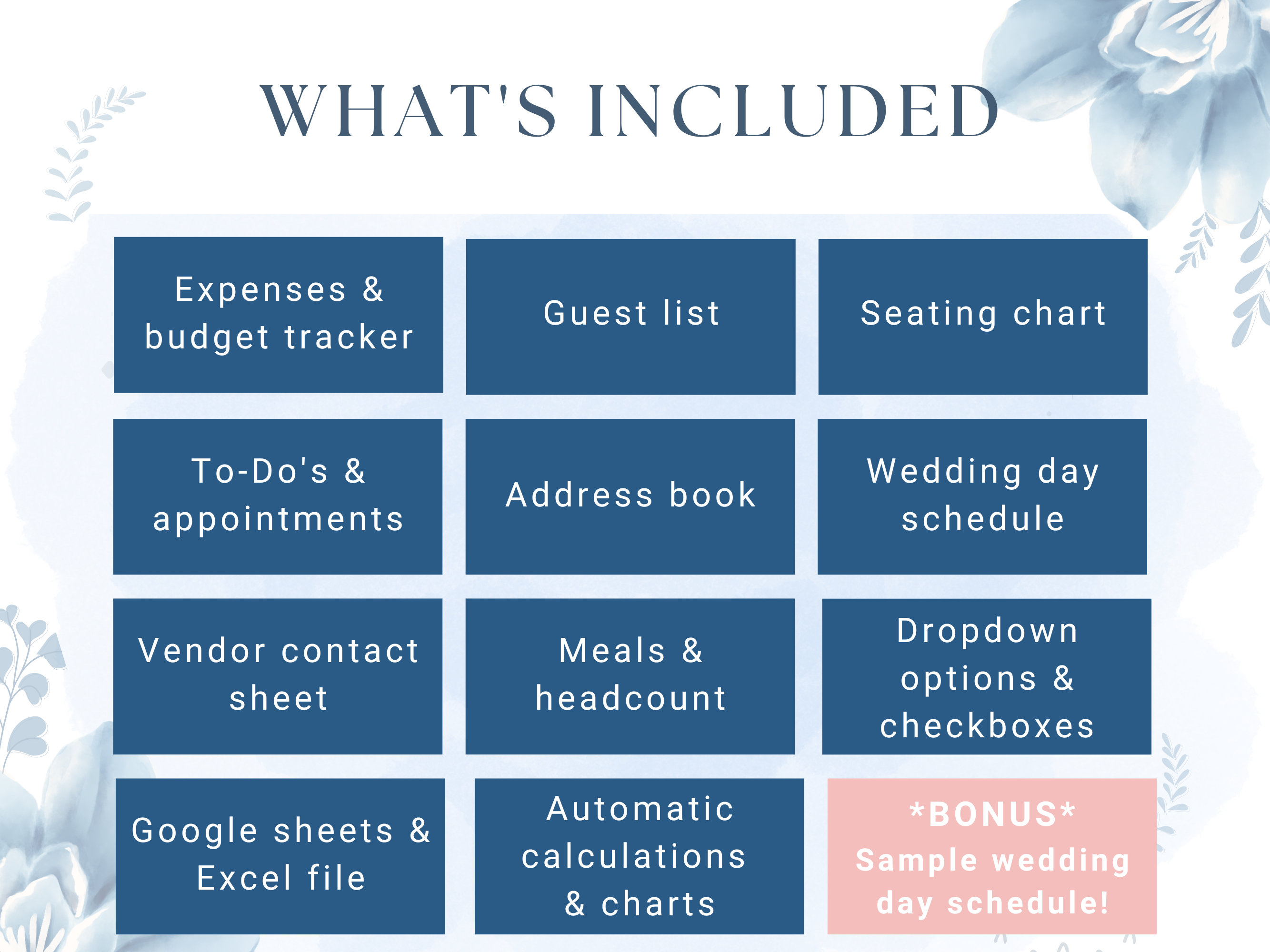 Wedding Budget Spreadsheet | Editable Wedding Planner | Google Sheets ...