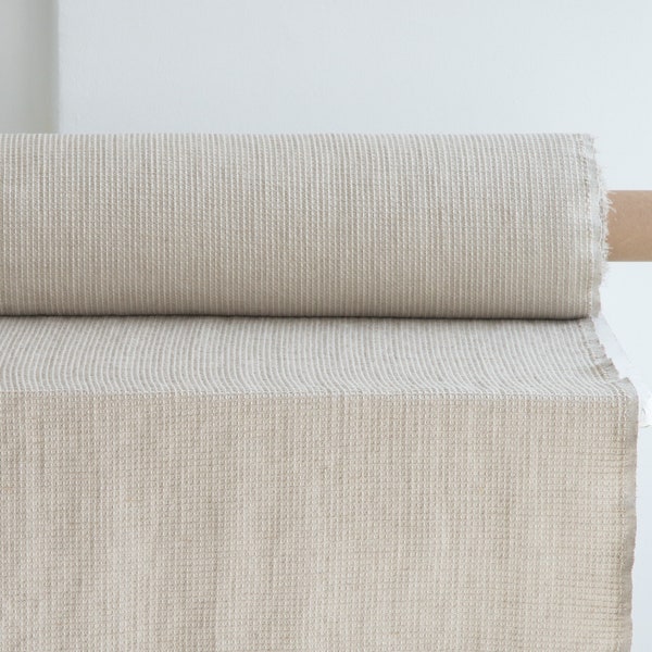 Waffle Linen Fabric - Etsy