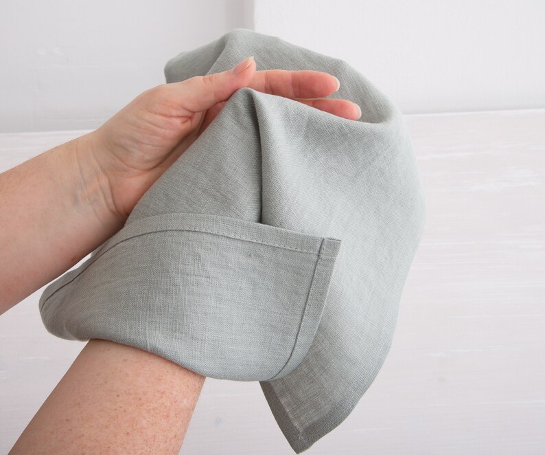 Linen Towels Linen Kitchen Towels Washed Linen Tea Towels | Etsy