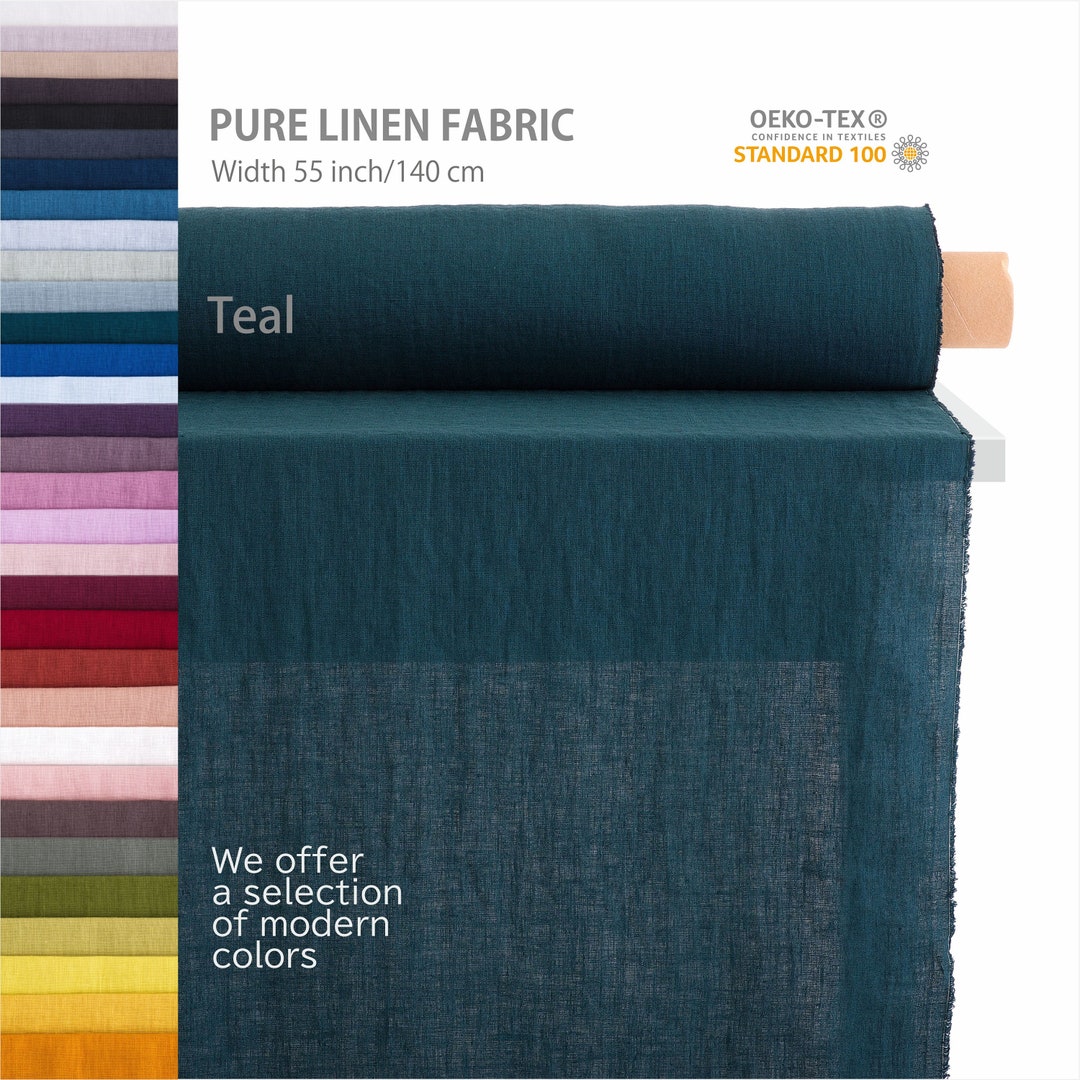 Pure Linen Fabric by the Yard, Best Flax Textiles, Premium European ...