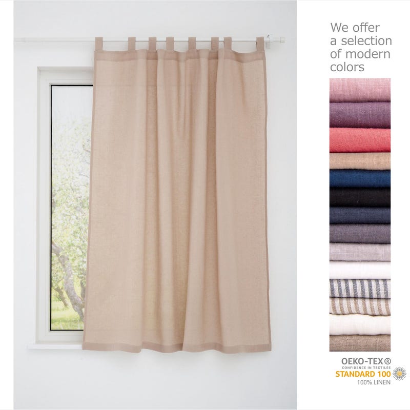 Tab Top Sheer Valance - Etsy