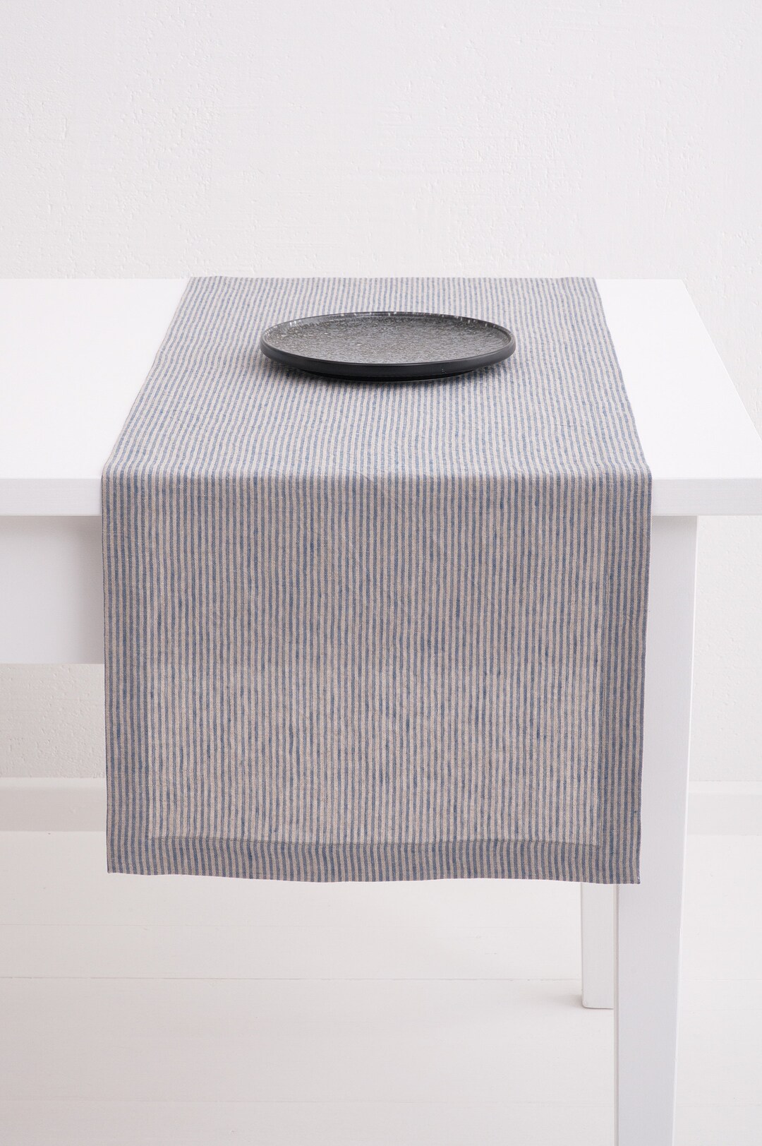 Linen Table Runner, Washed Linen Table Linens, Rustic Wedding Table ...