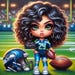 High Resolution Digital Download, 4 NFL Chibi Girls, Seahawks - Etsy