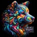 High Resolution Digital Download, Colorful Dog - Etsy