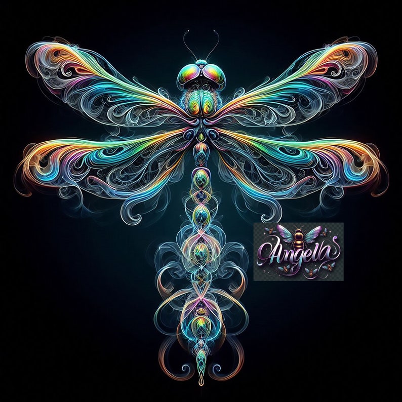 High Resolution Digital Download, Beautiful Colorful Dragonfly - Etsy