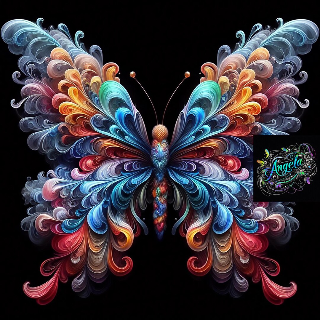 High Resolution Digital Download, Unique Butterfly 5 Different PNG - Etsy
