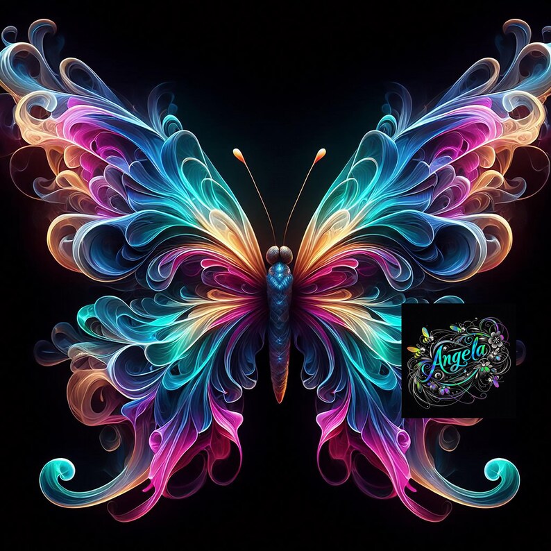 High Resolution Digital Download, Unique Butterfly 4 Different PNG - Etsy