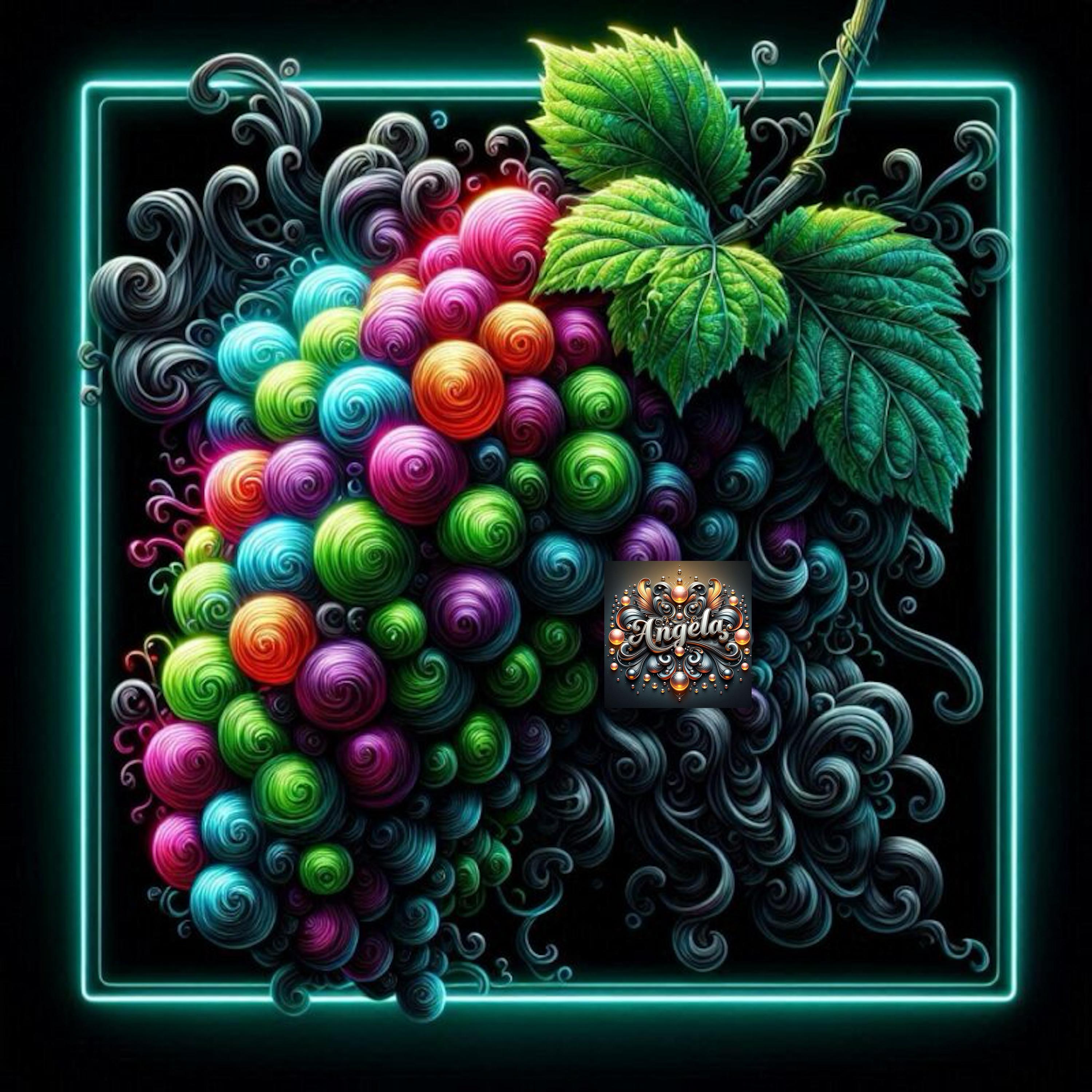 High Resolution Digital Download, Beautiful Surreal Grapes, 5 Images - Etsy
