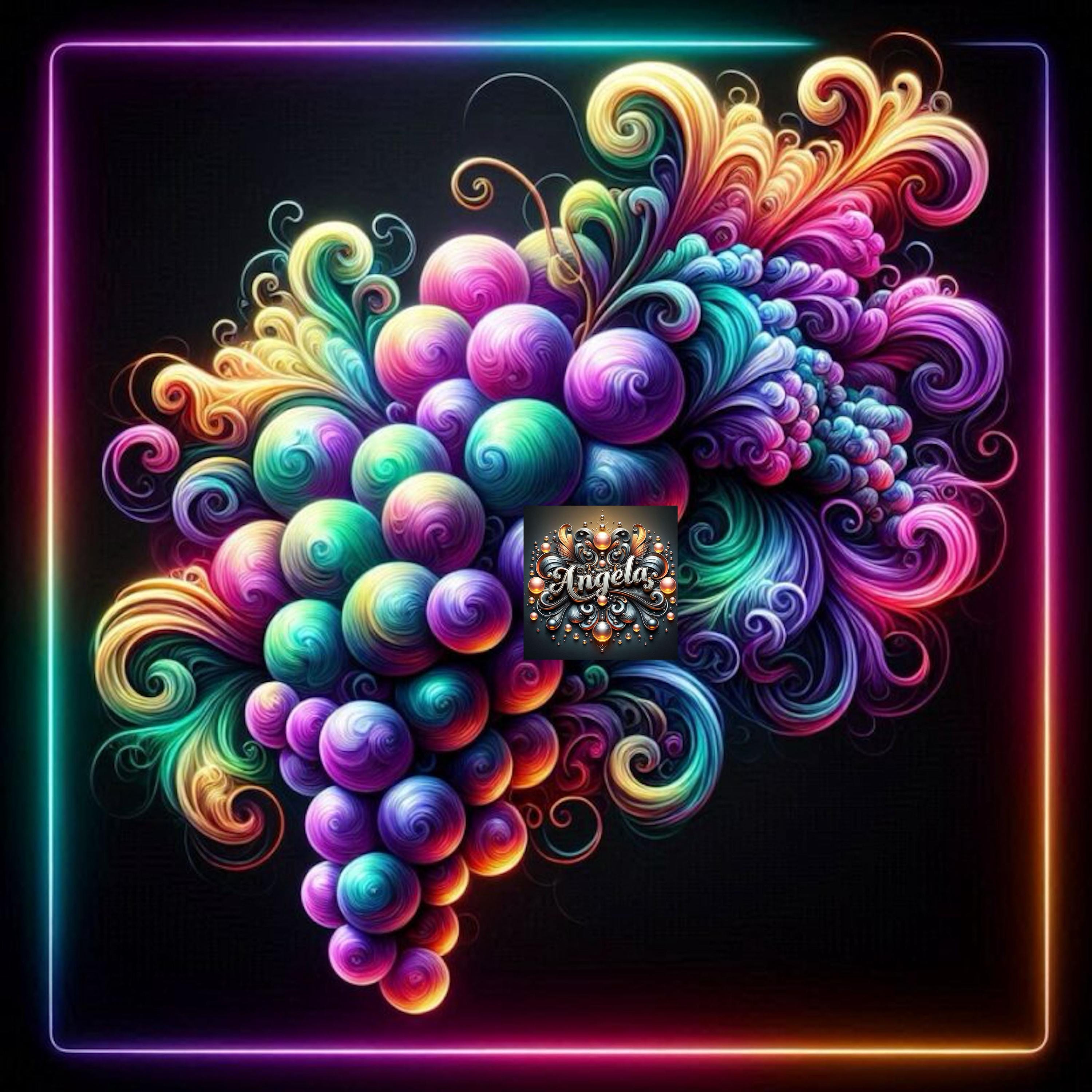 High Resolution Digital Download, Beautiful Surreal Grapes, 5 Images - Etsy