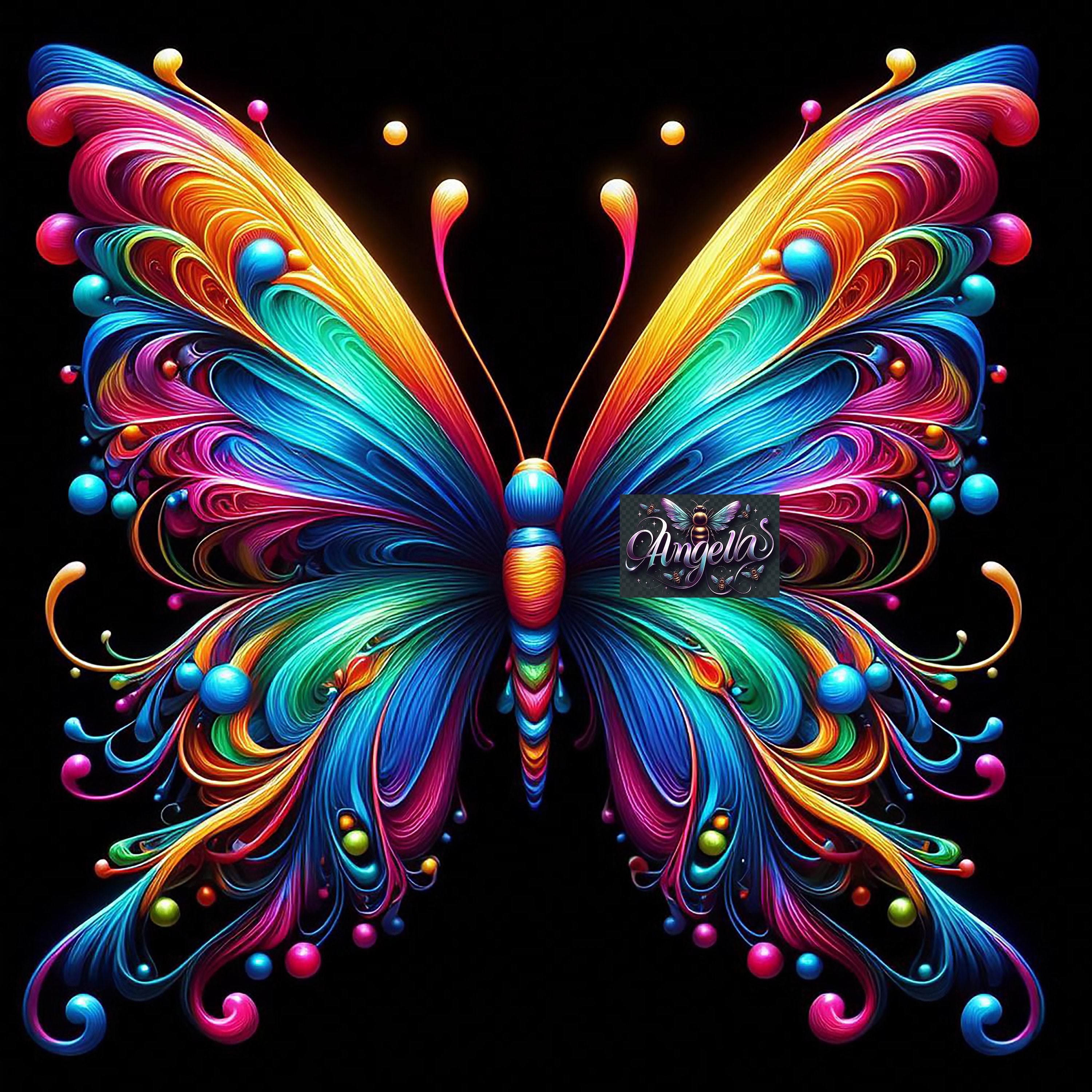 High Resolution Digital Download, Colorful Butterfly - Etsy