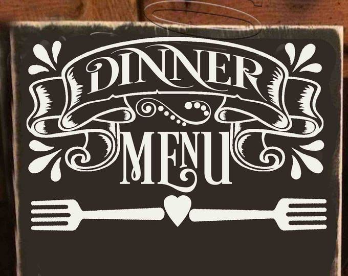 Dinner Supper Menu SVG, PNG, JPEG - Etsy