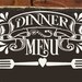 Dinner Supper Menu SVG, PNG, JPEG - Etsy