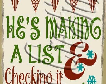 Checking It Twice - Etsy