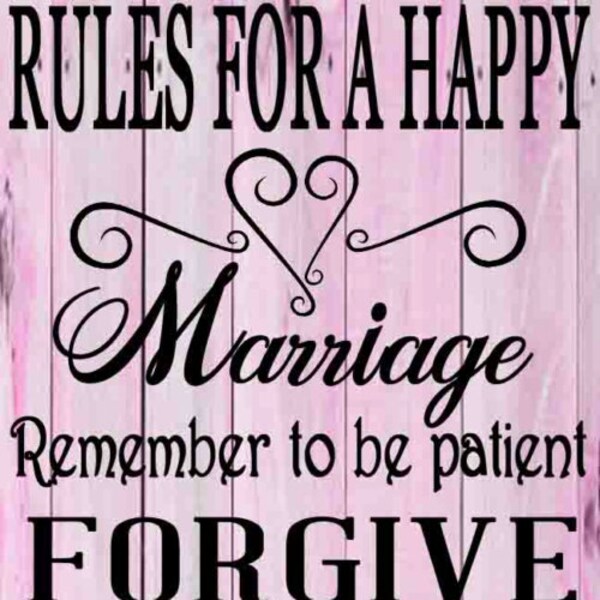 Marriage Rules - Etsy