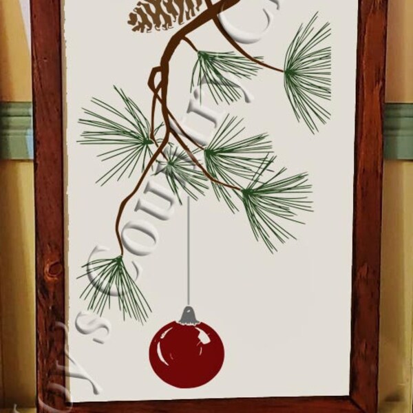 Tree Branch Ornament - Etsy