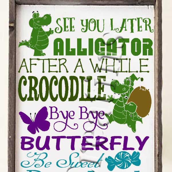 See You Later Alligator - Etsy