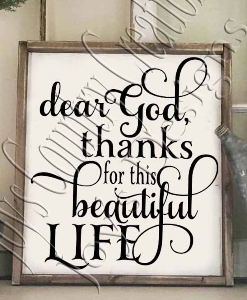 Dear God Thanks SVG PNG JPEG - Etsy