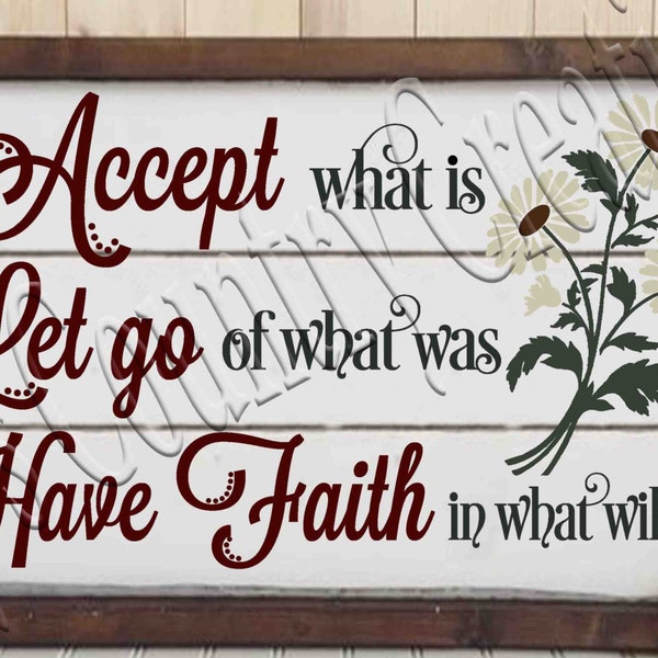 Accept What is Sign - Etsy