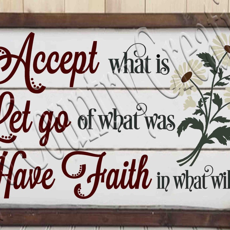 Accept What is Sign - Etsy