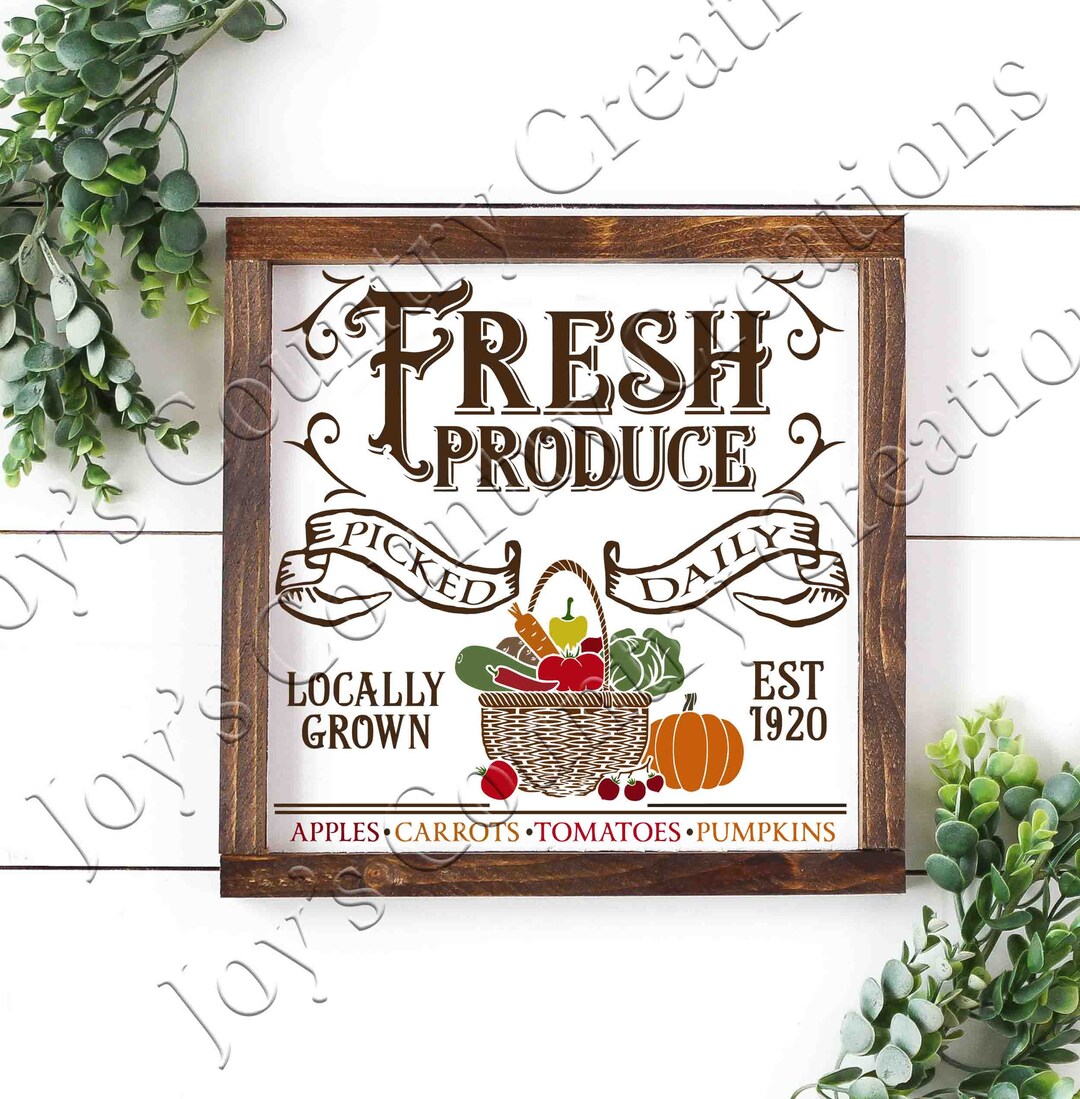 Fresh Produce, Picked Daily, Vegetable Garden, Farm Fresh, Locally ...