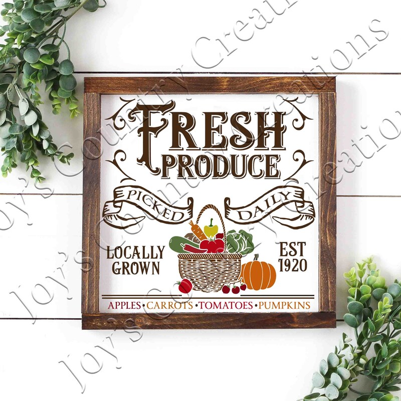 Produce Signs - Etsy