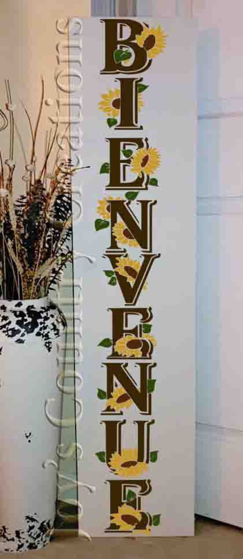 Bienvenue sign Welcome sign French sign Digital download | Etsy