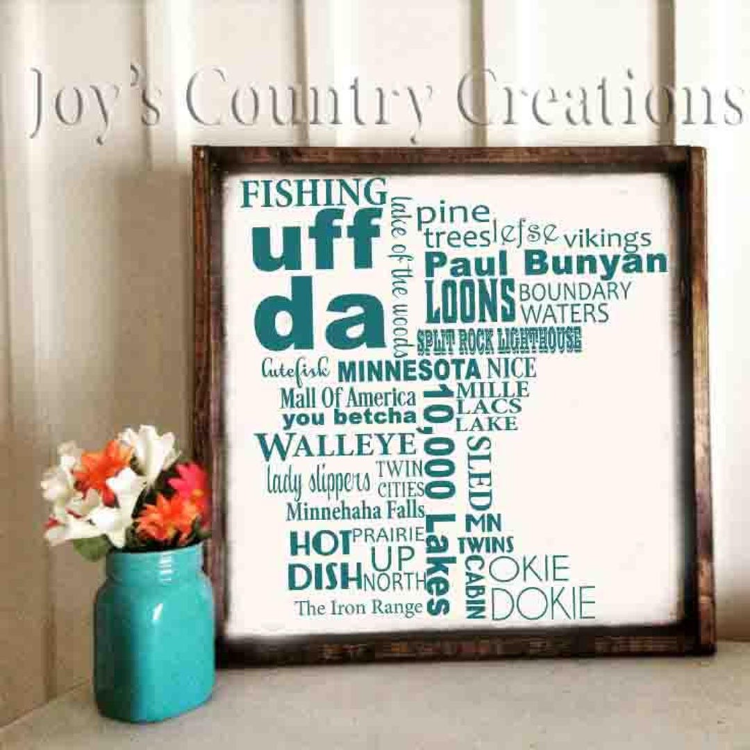 Minnesota State Words SVG , PNG, JPEG - Etsy