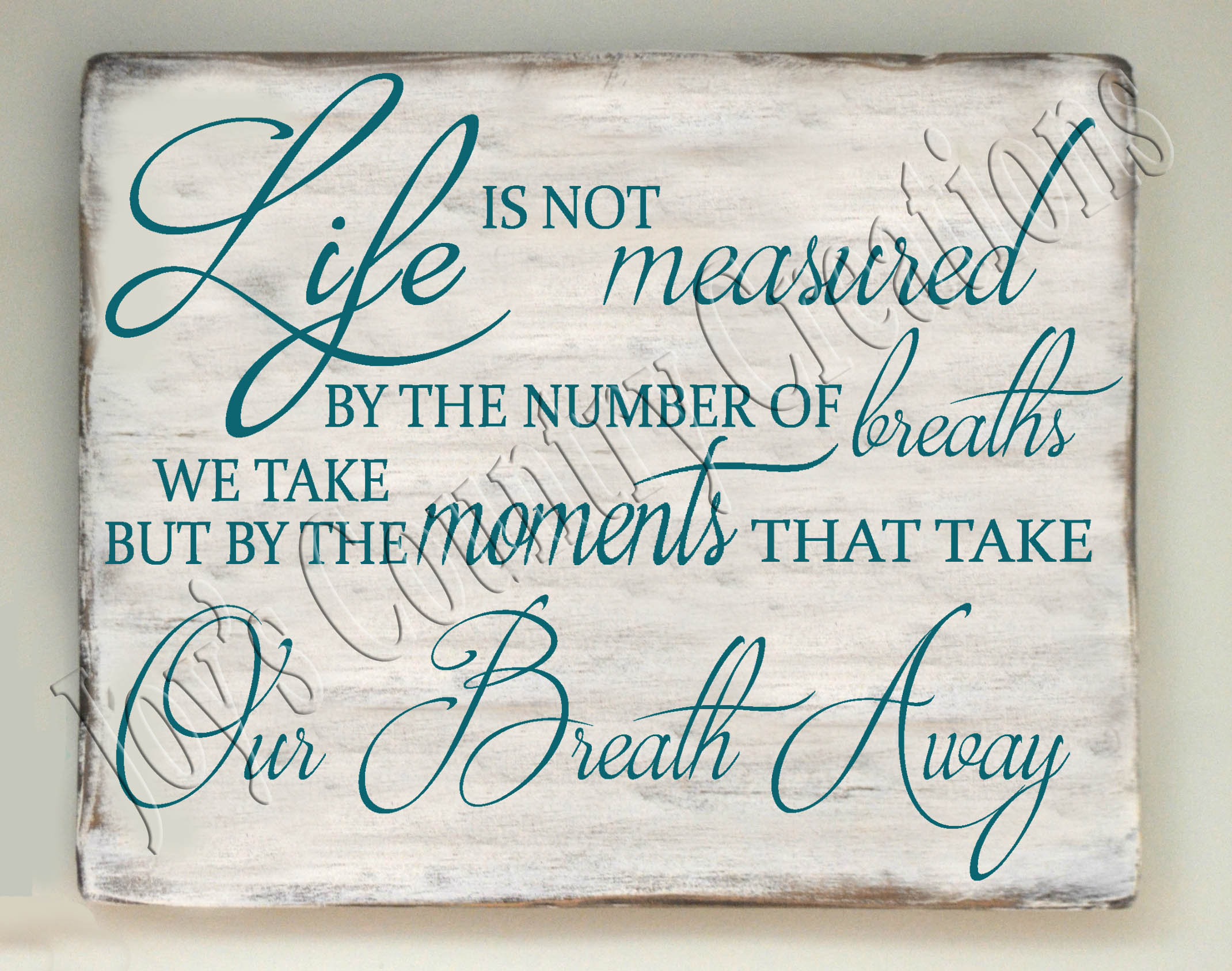 Life is Not Measured by the Breaths We Take SVG PNG JPEG | Etsy