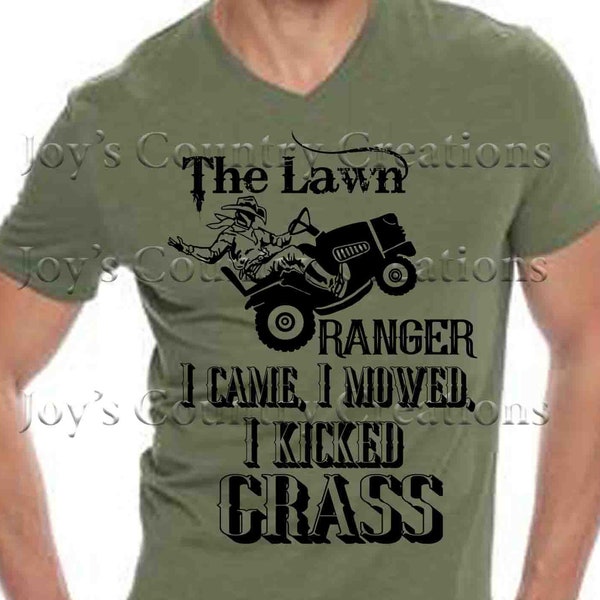 The Lawn Ranger Png Svg - Etsy