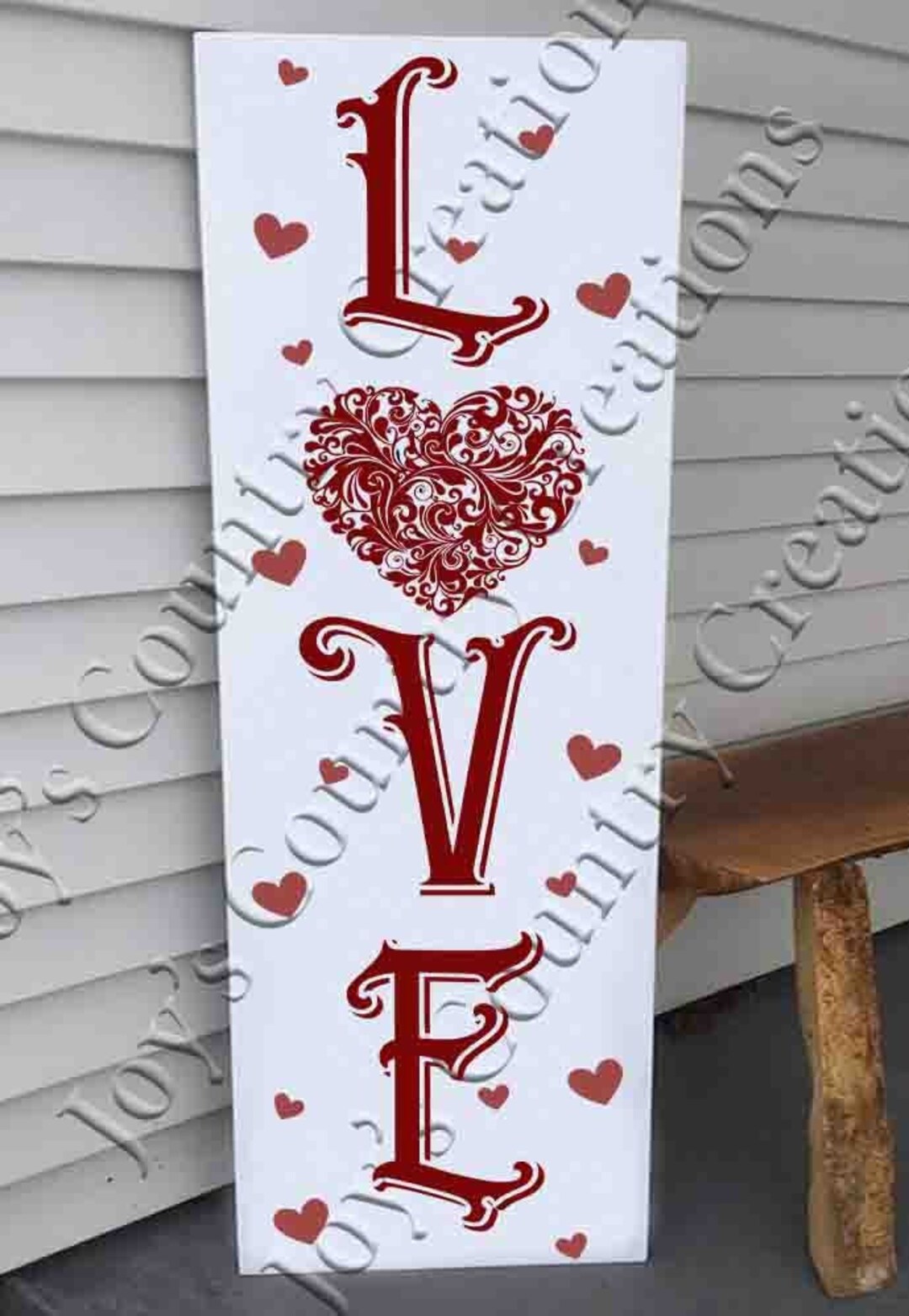 Love, Vertical Sign, Valentine Svg, Valentine Sign, Porch Svg, Welcome ...