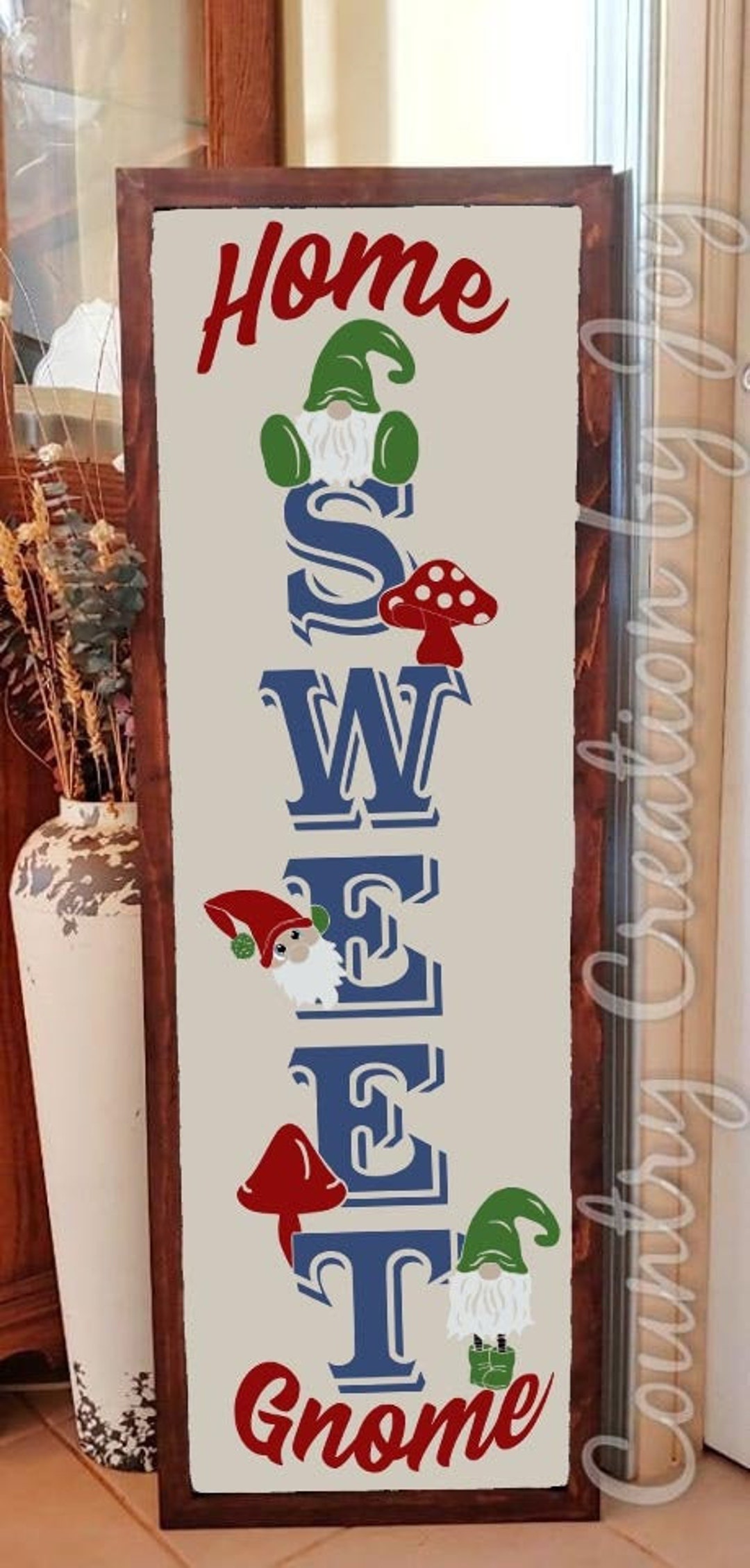 Home Sweet Gnome Porch Porch Sign Gnome Sign Gnome Svg - Etsy