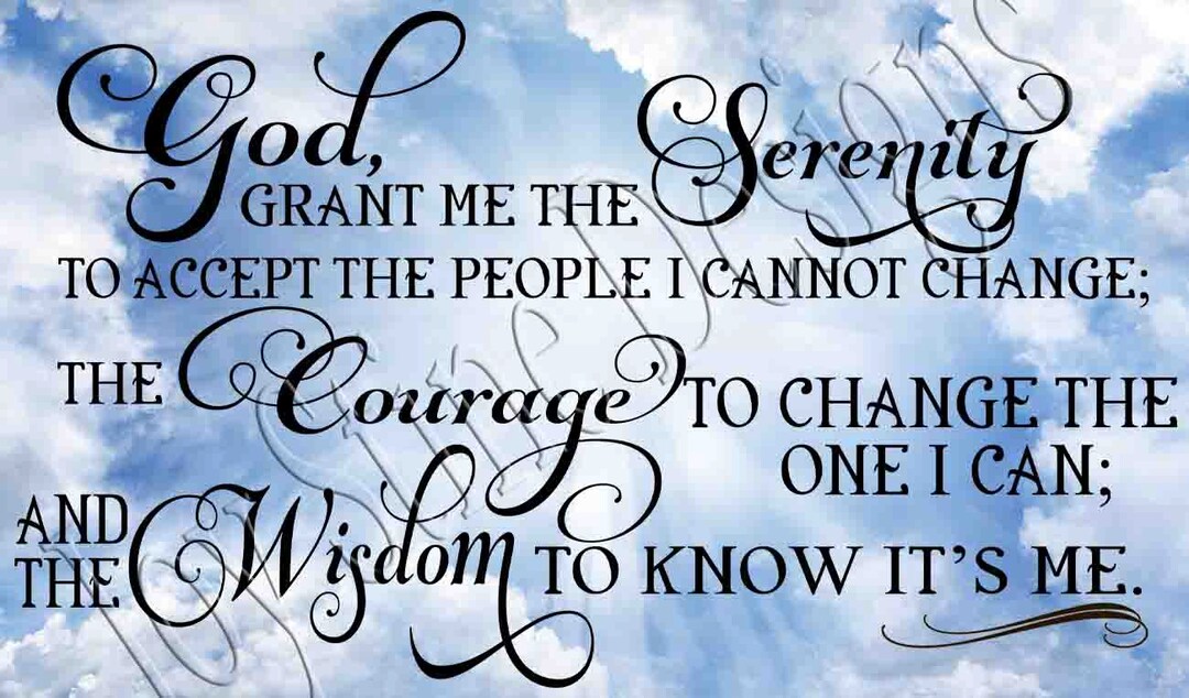 Wisdom to Know It's Me SVG,PNG,JPEG - Etsy