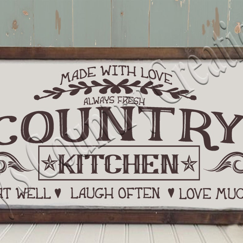 Country Kitchen Svg - Etsy