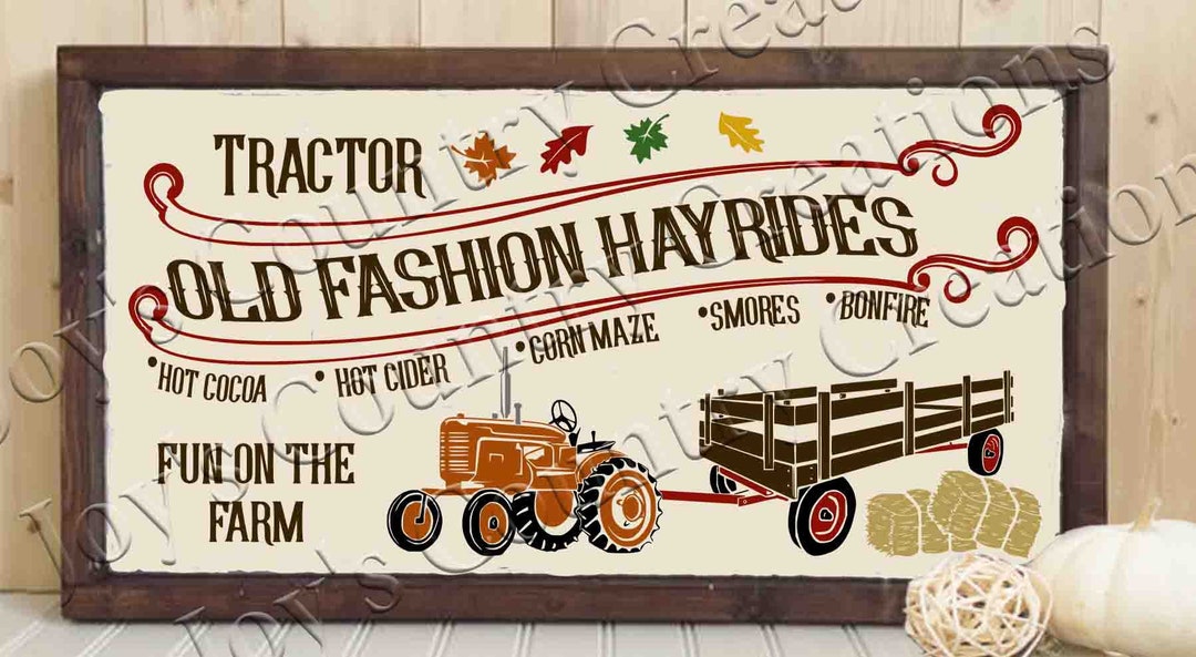 Tractor Old Fashion Hayrides, Farmers Market, Hayride, Tractor, Fall ...