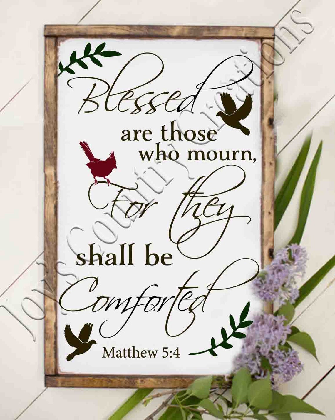 Blessed Are Those Who Mourn for They Shall Be Comforted - Etsy