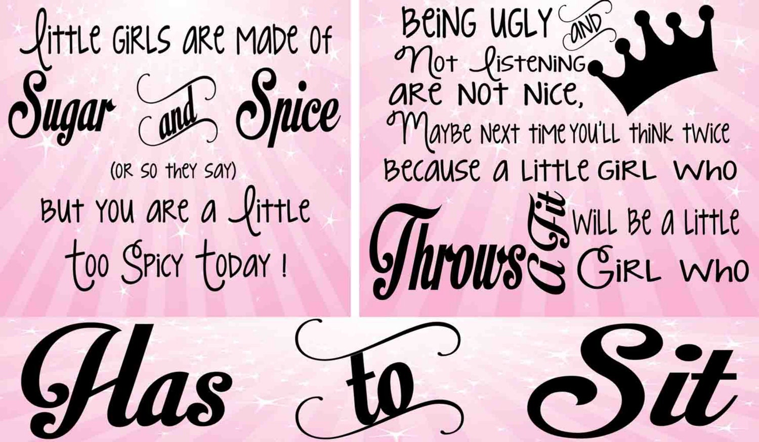 Little Girls Timeout Chair Design SVG - Etsy Australia