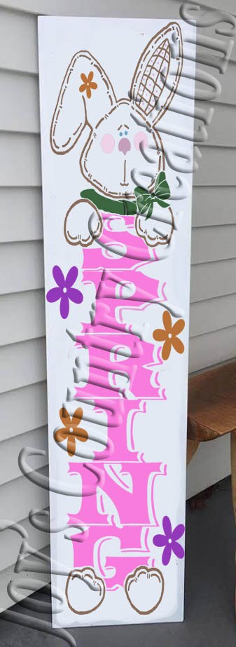 Primitive Bunny Rabbit Hold Spring SVG PNG JPEG | Etsy