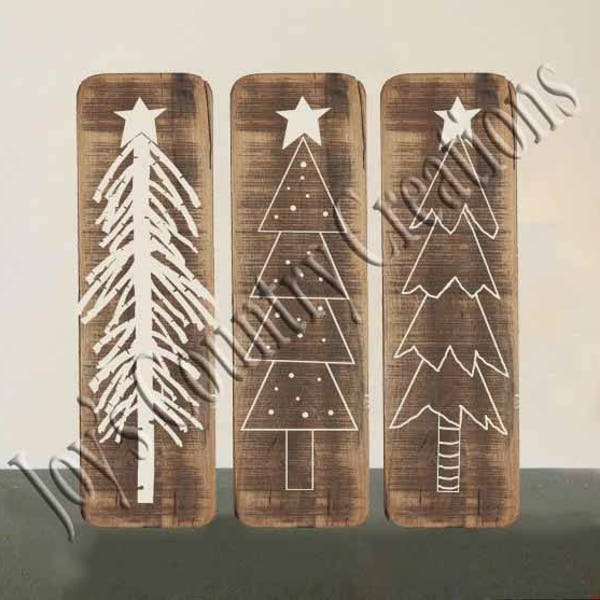 Primitive Trees - Etsy