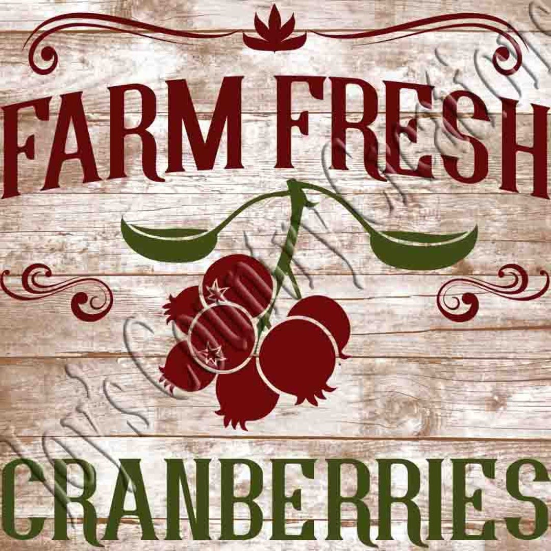 Farm Fresh Cranberries SVG, PNG, JPEG - Etsy