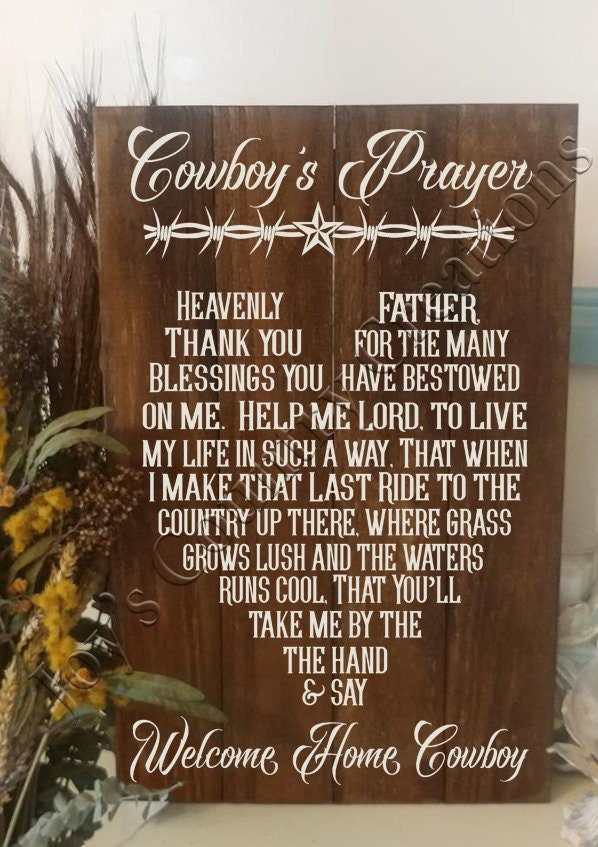 Cowboy Prayer Poem