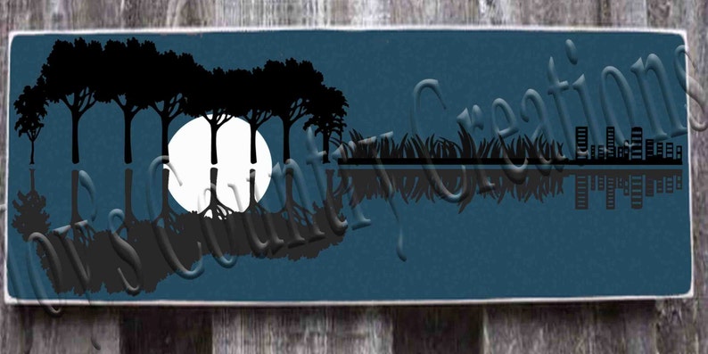 Guitar Tree Landscape SVG, PNG, JPEG - Etsy