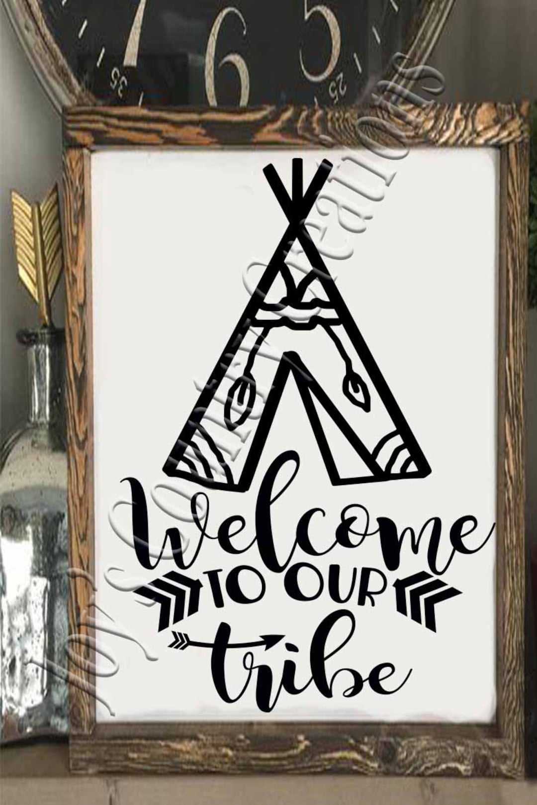 Welcome to Our Tribe Sign, Welcome to Our Tribe Svg, Tee Pee Svg ...