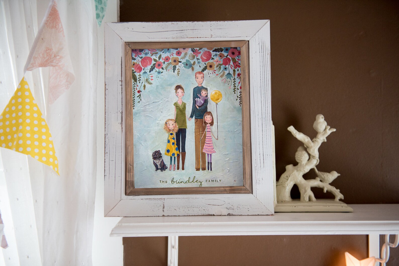 Family Portrait Illustration, Custom Family Portrait Painting ...