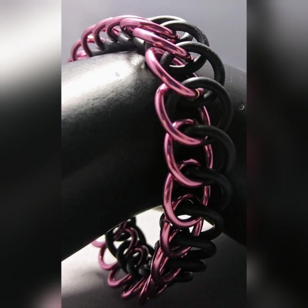 European 3-1 Stretchable Chainmail Bracelet - Etsy
