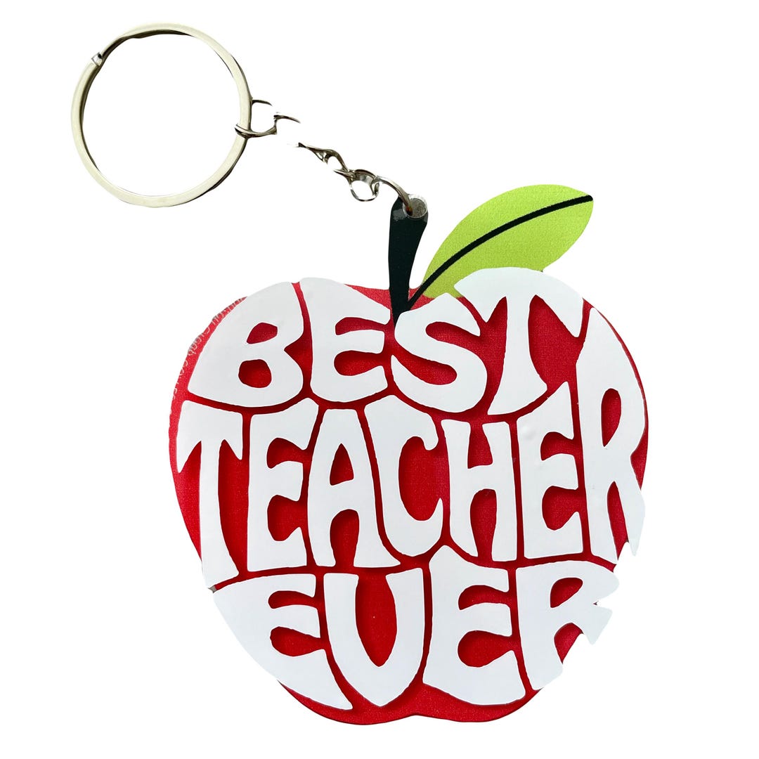 Custom Teacher Keychains - Etsy