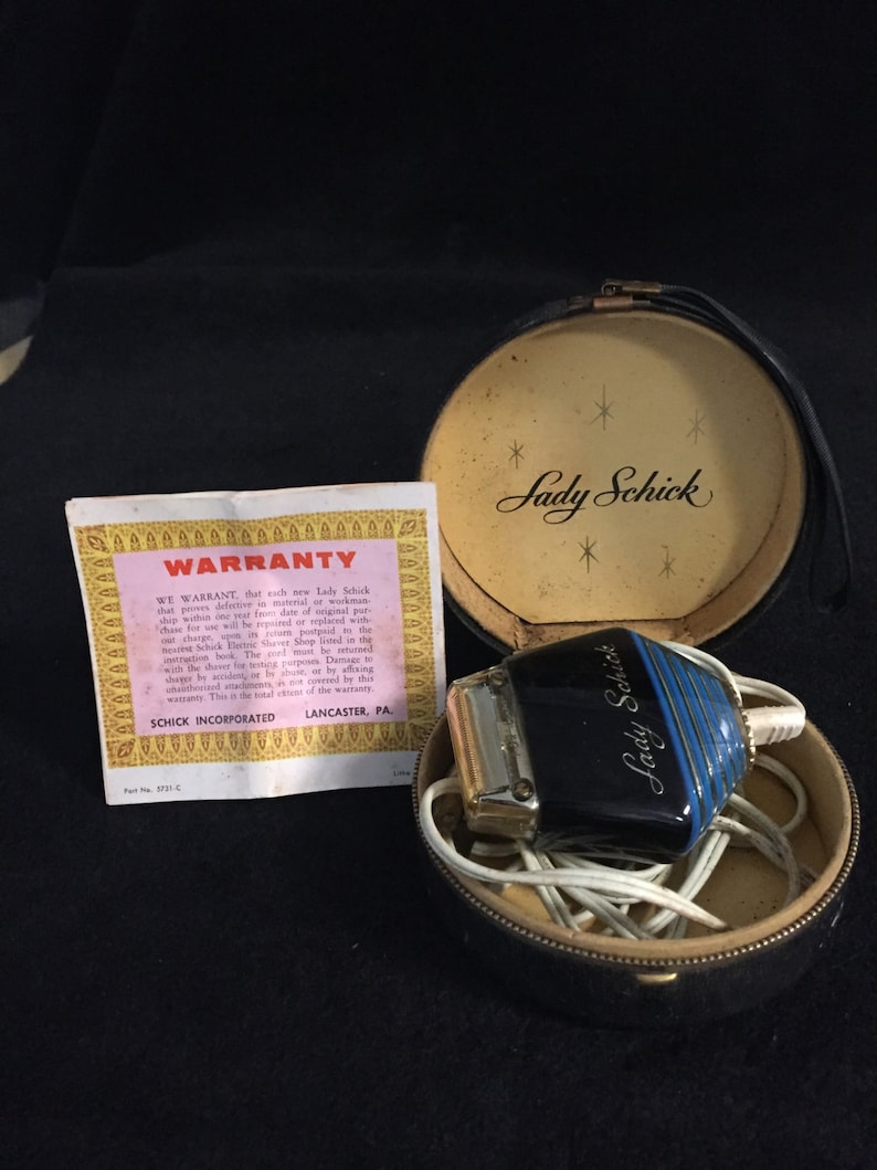 Vintage Lady Schick Electric Razor - Etsy