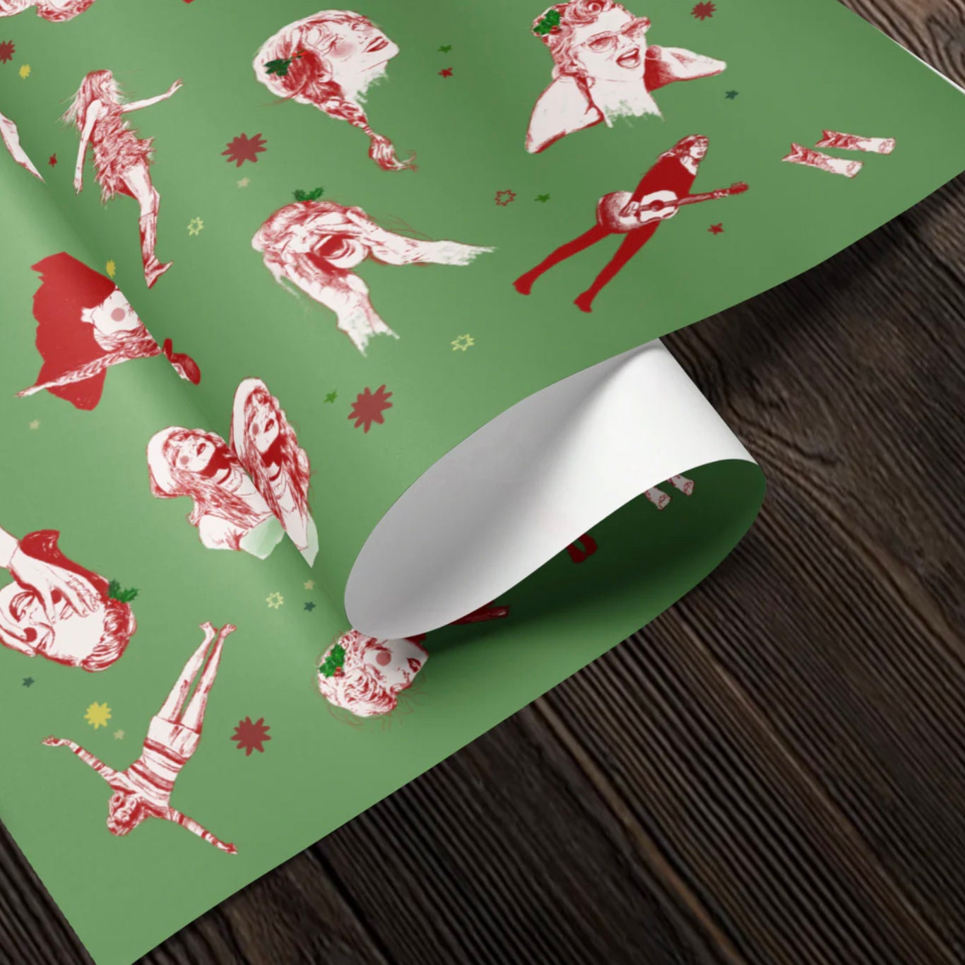 Taylor Swift Wrapping Paper 3 Sheets - Etsy