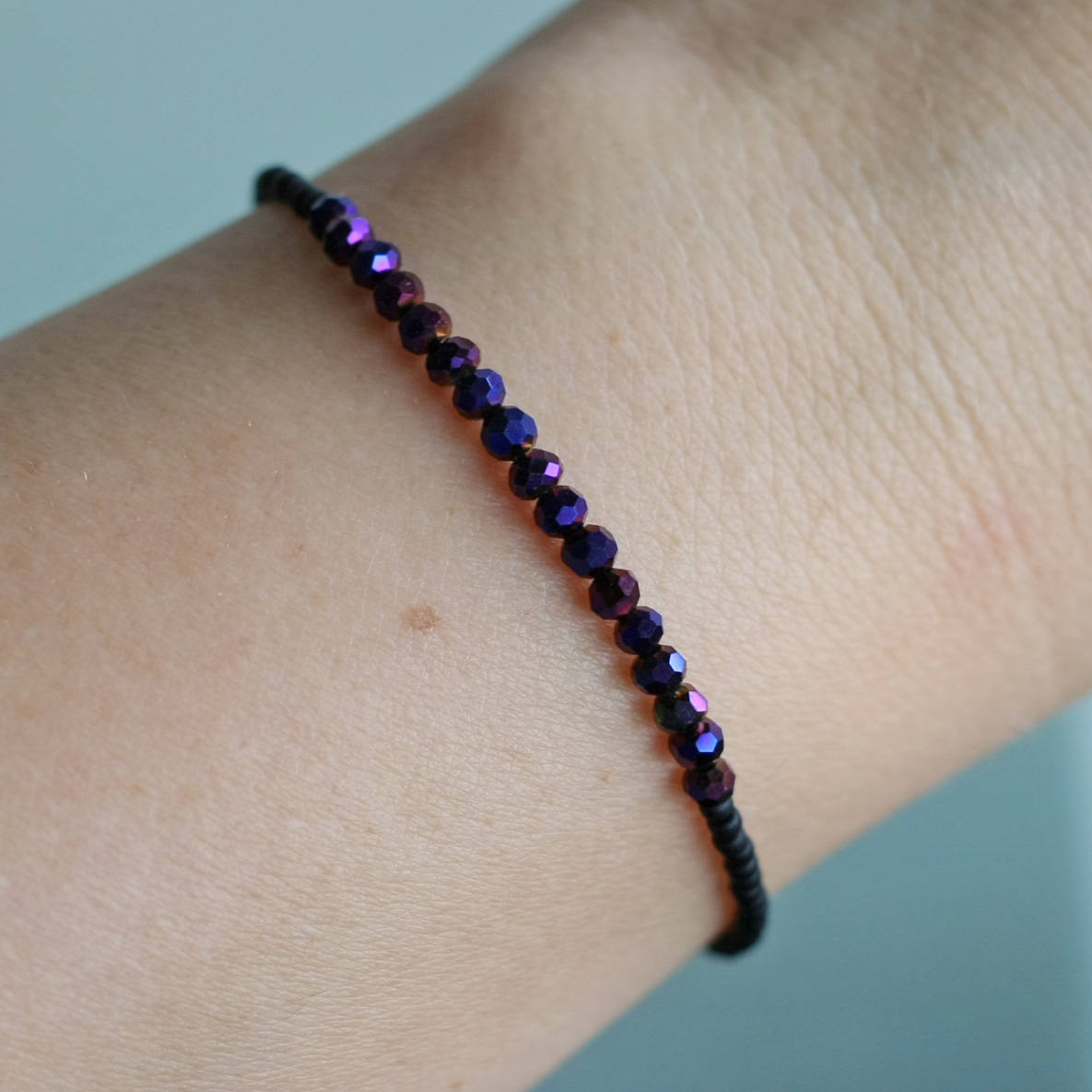 Bead Bracelet Small Bead Bracelet Sparkly Bead Bracelet - Etsy