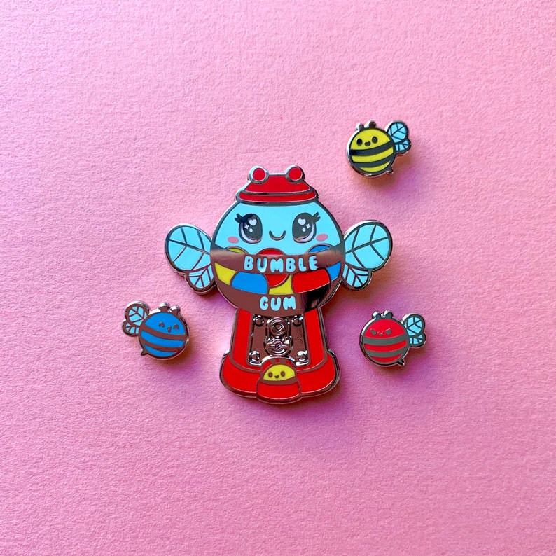 Bumble Gum Hard Enamel Lapel Pin - Etsy