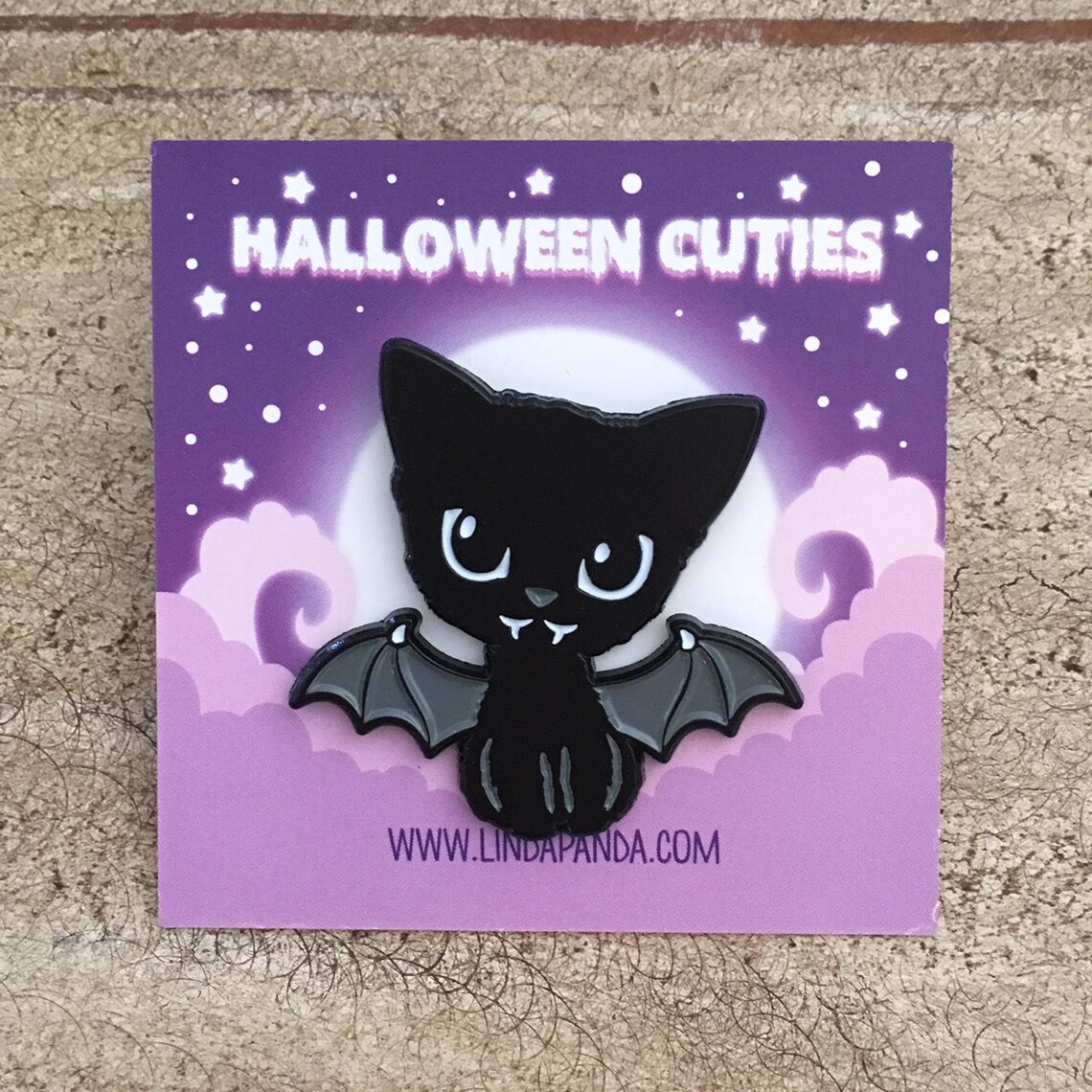 Bat Kitty Soft Enamel Lapel Pin - Etsy